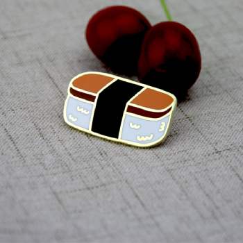 Custom Lapel Pins - Eat Japanese Sushi - GS-JJ.com