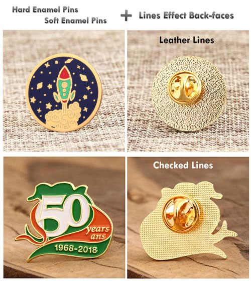 Different Styles with Different Back-faces | Lapel Pins | GS-JJ.com