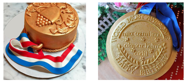 Medal Cake | If Your Custom Medals can be Eaten or Worn > GS-JJ.com