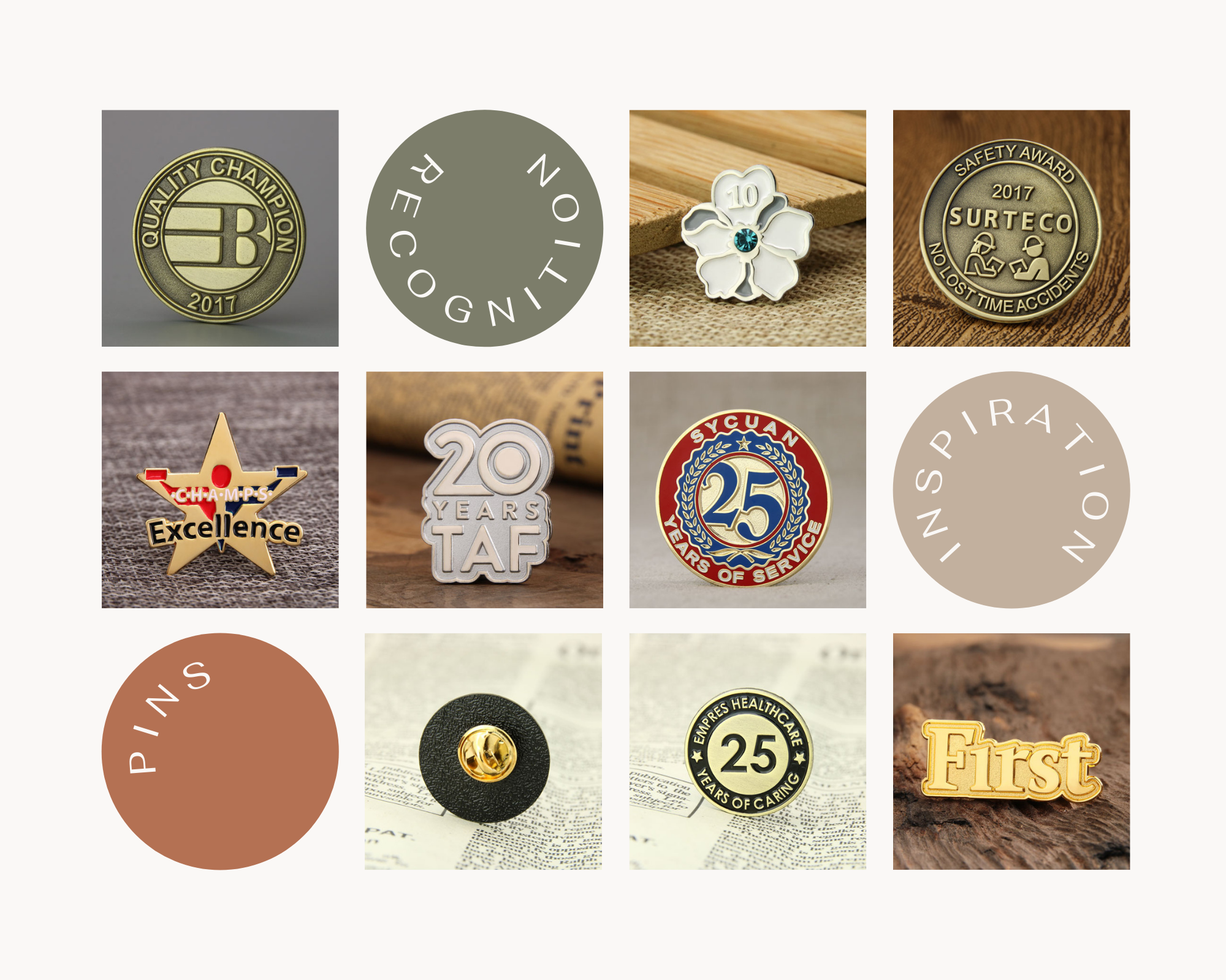 Boost Employee Morale with Recognition Pins - GS-JJ.com